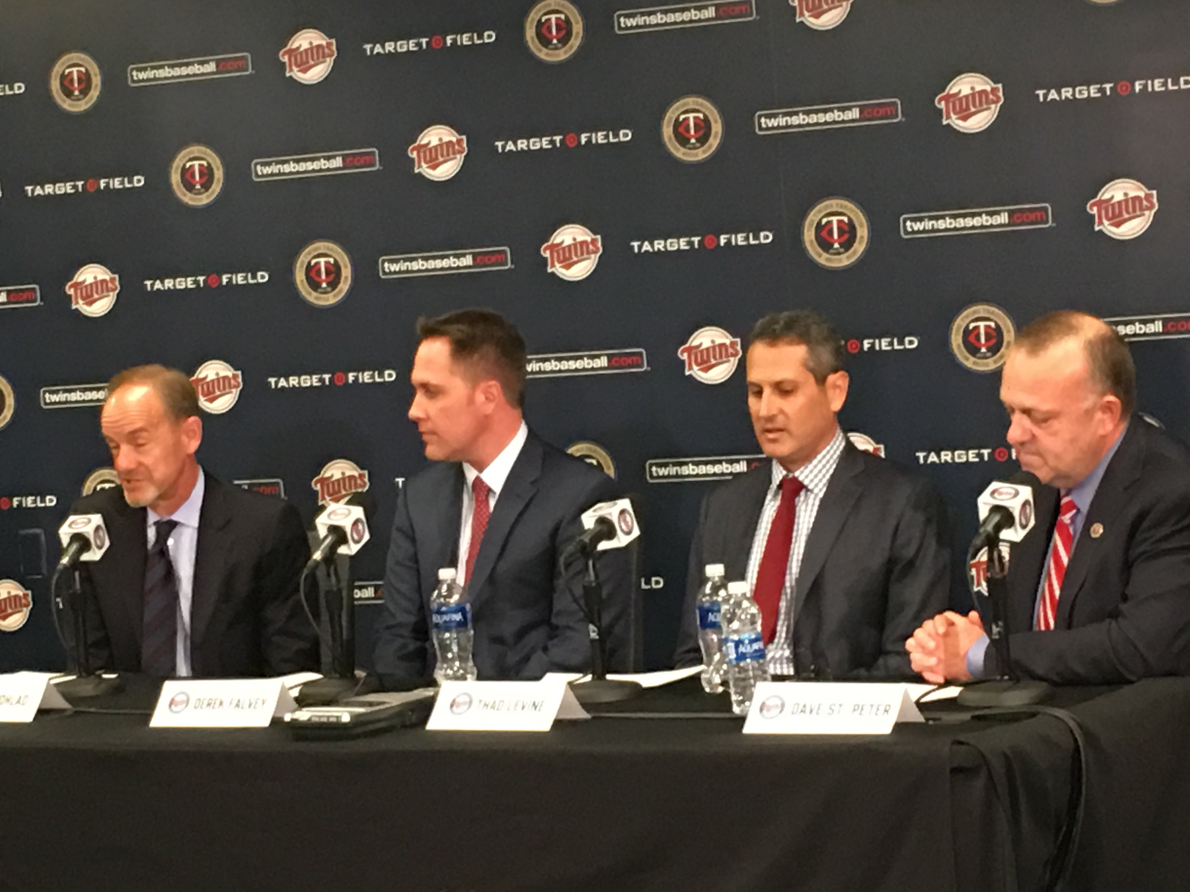 Twins Introduce Derek Falvey, Thad Levine as New Baseball Power ...