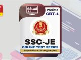 Ssc Je 2025 Cbt 1 Online Test Series Zone Tech